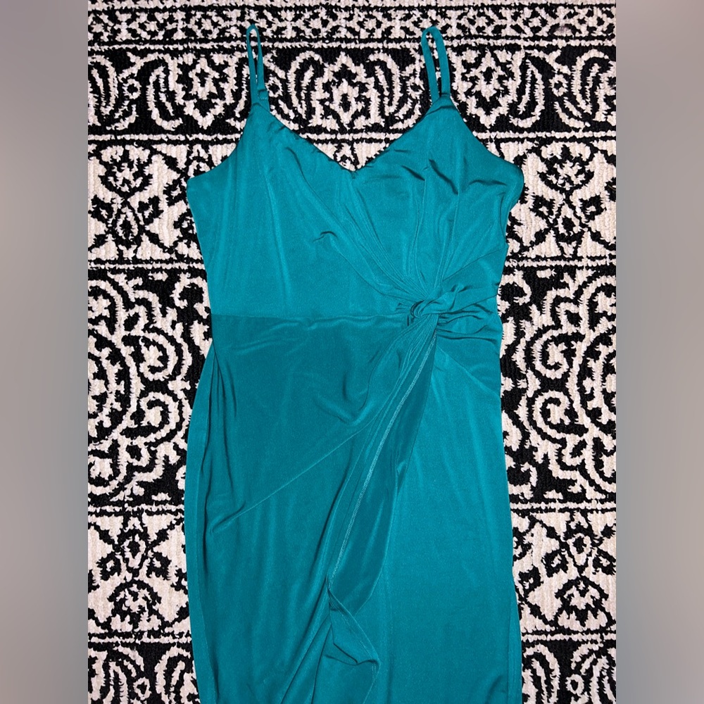 Emerald Green Cocktail Dress Gem